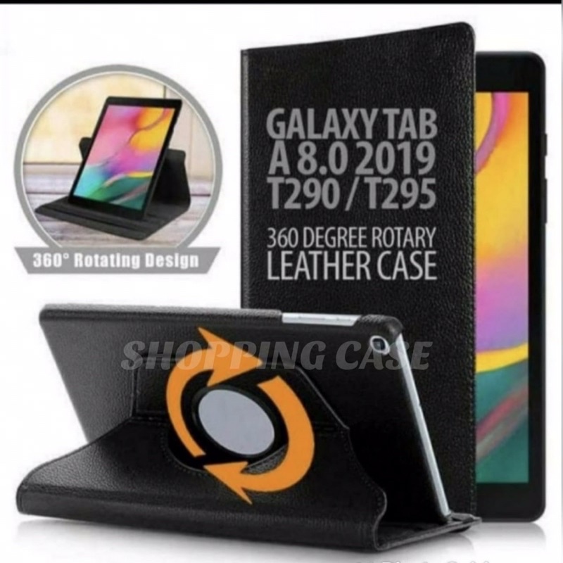 Jual SAMSUNG TAB A8 2019 T295 T290 FLIP COVER CASE ROTARY 360 CASING ...