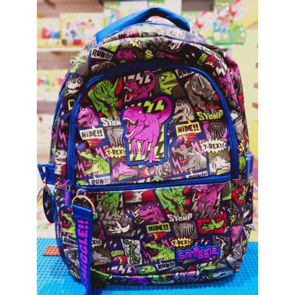 Jual Smiggle Bright Backpack Dino tas ransel | Shopee Indonesia