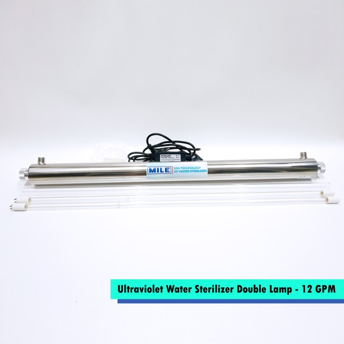 Jual UV 12 Gpm MILE - Double Lamp - Ultraviolet Water Sterilizer ...