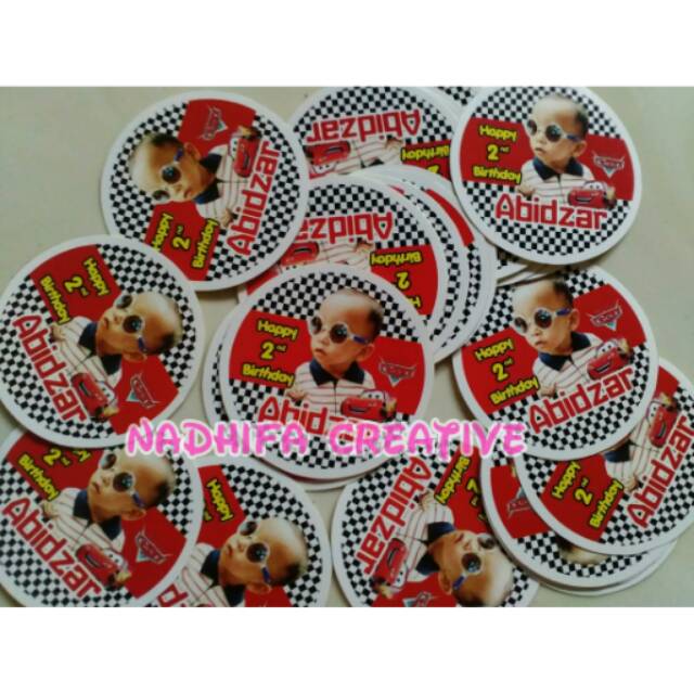 Jual Stiker Label Untuk cup pudding uk. D5cm | Shopee Indonesia