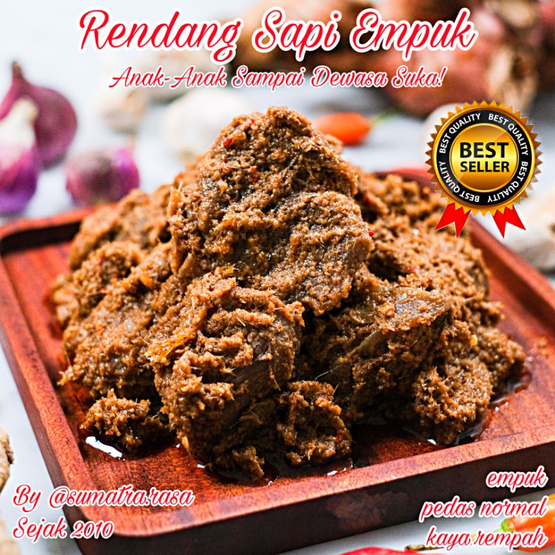 Jual Rendang Sapi/Rendang Urat/Rendang Paru Sapi Empuk Premium | Shopee Indonesia