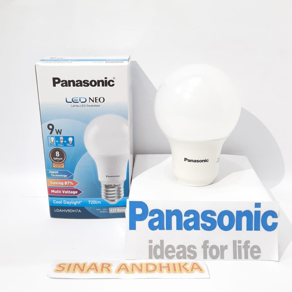 Jual LAMPU LED BULB PANASONIC 9 WATT | Shopee Indonesia