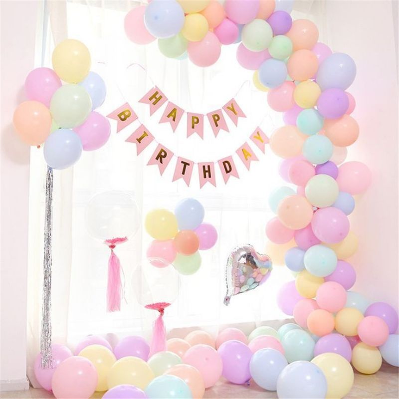 Jual Balon pastel 12inch / balon macaron / balon candy | Shopee Indonesia