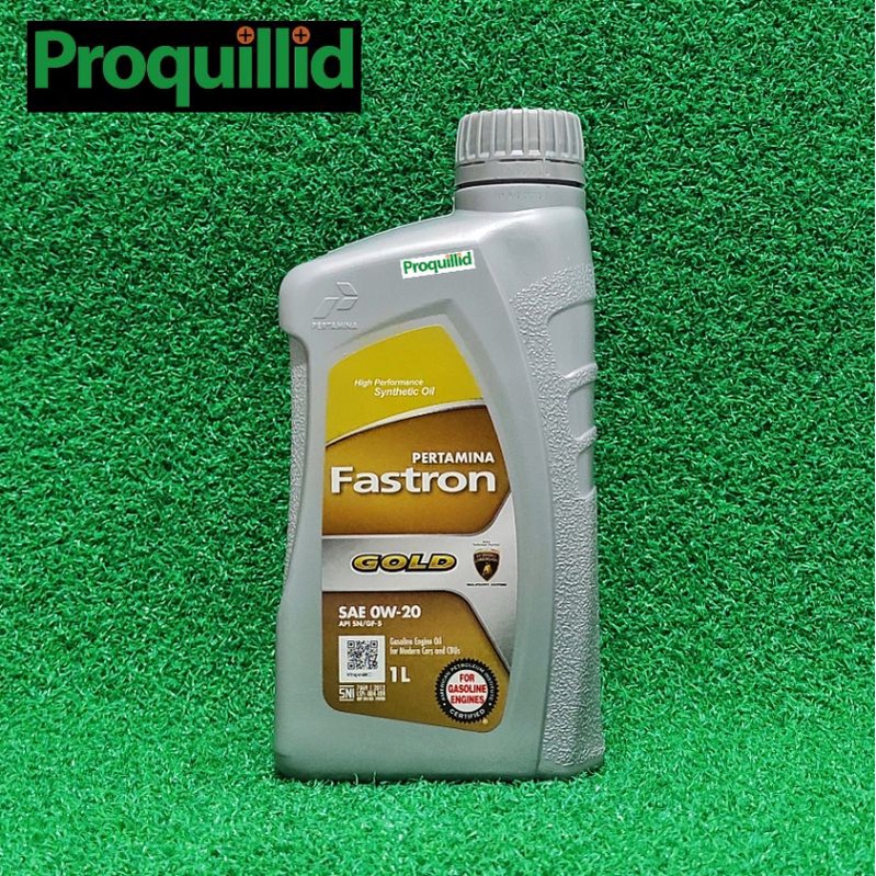Jual PERTAMINA FASTRON GOLD SYNTHETIC OIL SAE 0W-20 API SN/GF-5 1 L OLI ...