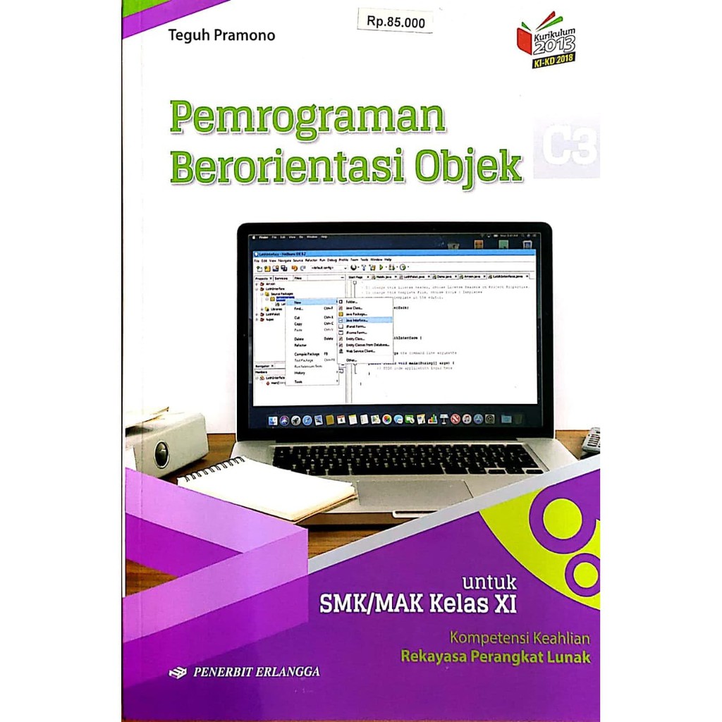 Jual 0050050130 - NEW & ORI BUKU PEMROGRAMAN BERORIENTASI OBJEK SMK MAK ...