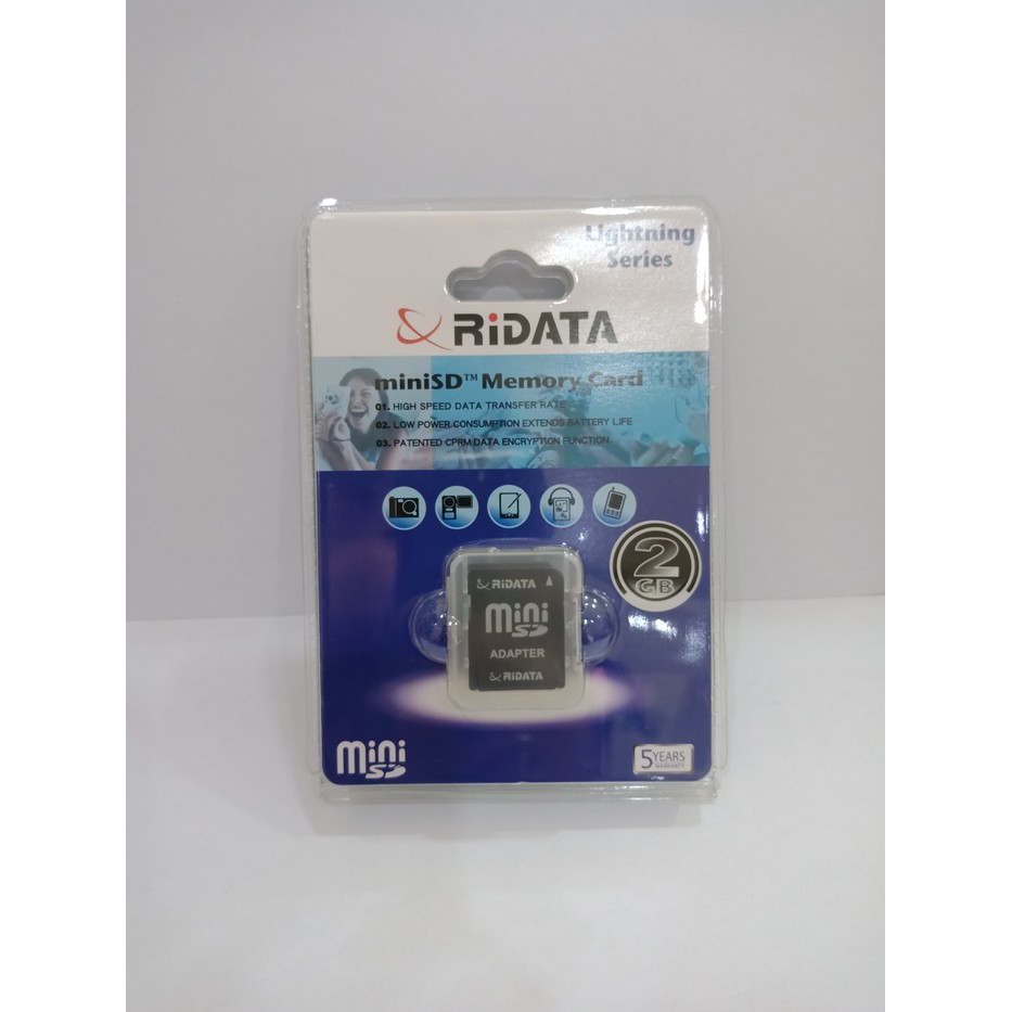 Jual Ridata Mini SD Memory Card 2GB Berkualitas Original Asli Murah ...