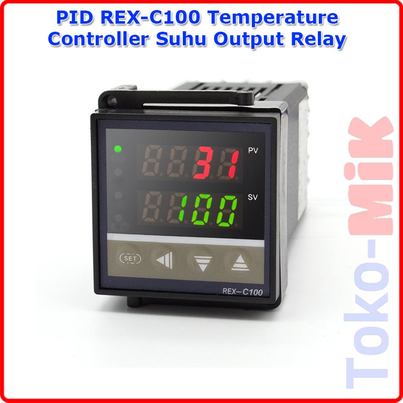 Jual PID REX-C100 REX C100 Temperature Controller Suhu Output RELAY | Shopee Indonesia