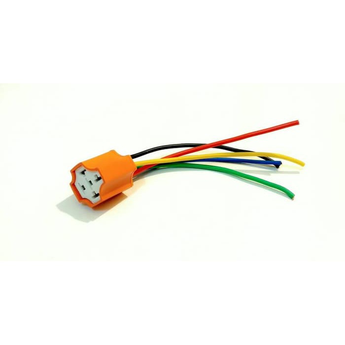 Jual Socket Rellay keramik 4 kaki 5 tempat rilei riley relai konektor ...