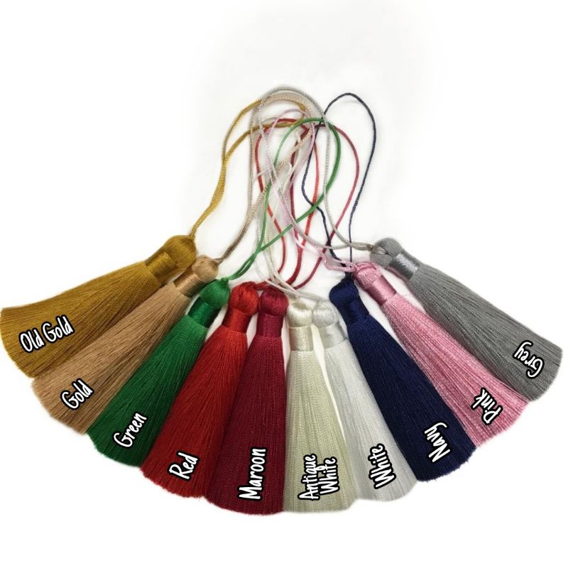 Jual 1 BUAH - 8CM | TASEL RUMBAI | CHINESE TASSEL DIAMETER 1.5 CM ...