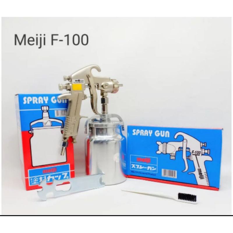 Jual MEIJI F 100 SPRAY GUN SEMPROTAN ANGIN MEIJI TABUNG BAWAHF100 SUPER ...