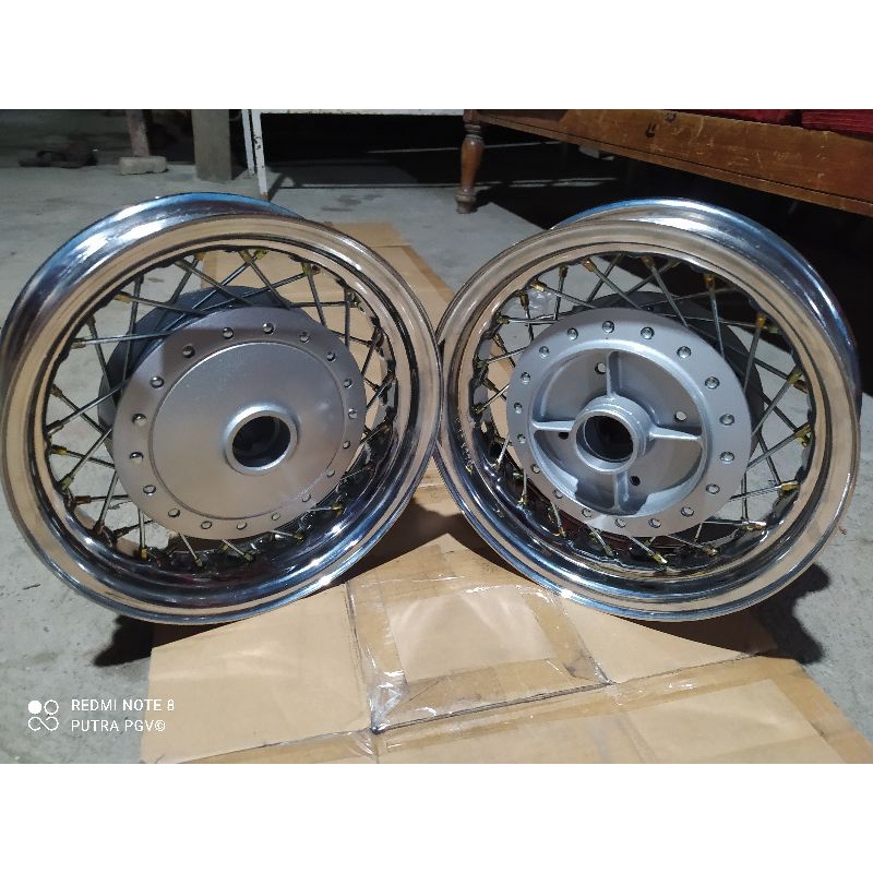 Jual velg jari jari ring 10 velg custom monkey mini bike | Shopee Indonesia