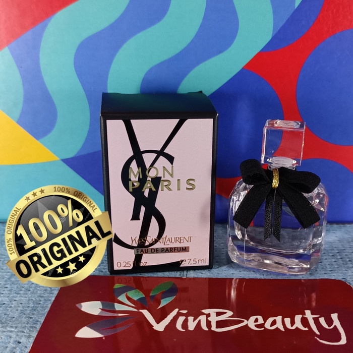 Jual Miniatur Parfum OriginaL YSL YvesSaintLaurent Mon Paris EDP 7.5 ml ...