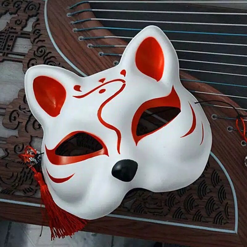 Jual Topeng Rubah Kitsune Half Mask Cosplay | Shopee Indonesia