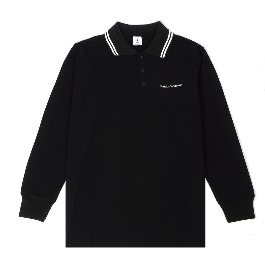 Jual The Don's House AVAX BLACK STRIP - Poloshirt / Kaos Polo Lengan ...