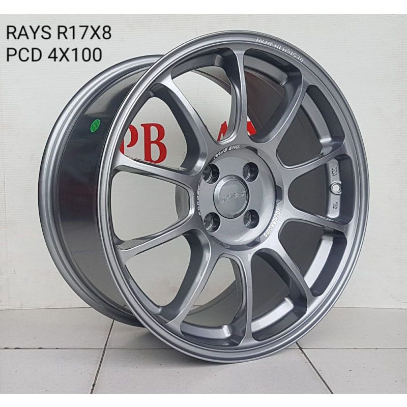Jual Velg mobil Rays ce28 R17 grey polish | Shopee Indonesia