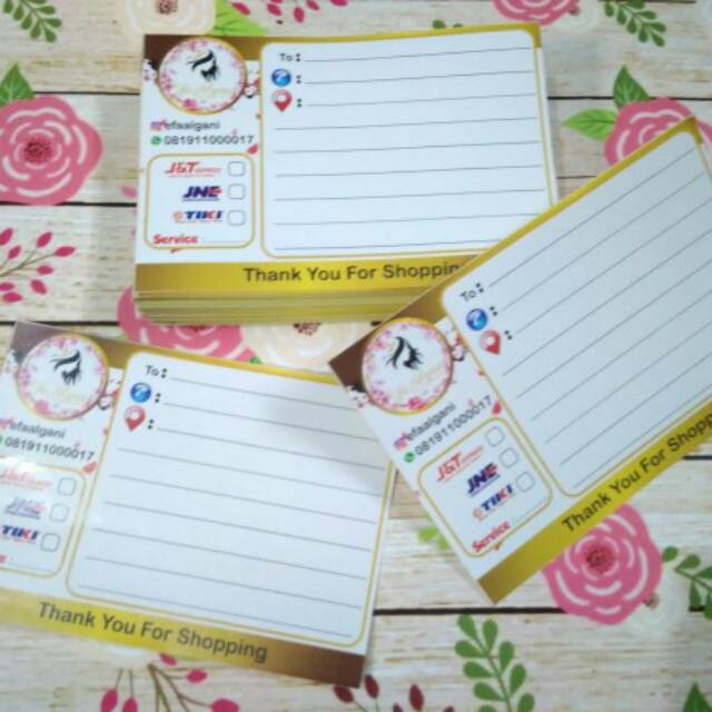 Jual Stiker pengiriman/ shipping card ukuran 10*15cm | Shopee Indonesia