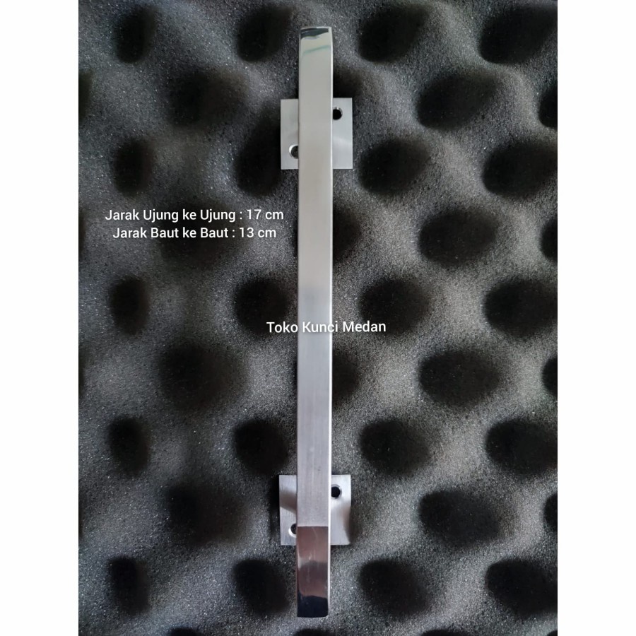 Jual Handel Tarikan Lemari Pintu Door Handle Besi Warna Chrome Krom ...