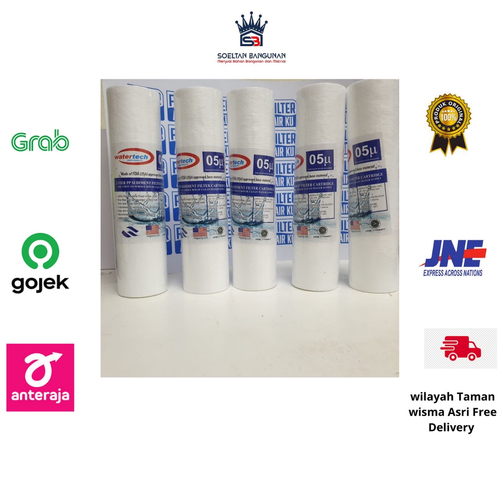Jual Filter Air/ Saringan Air/Filter Sedimen Watertech - 0.5Micron ( 2 ...