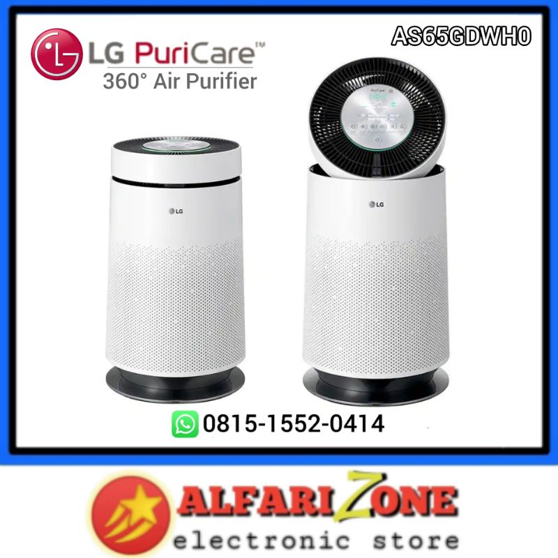 Jual LG Puricare 360 Air purifier AS65GDWH0 Pembersih udara ruangan 360 ...