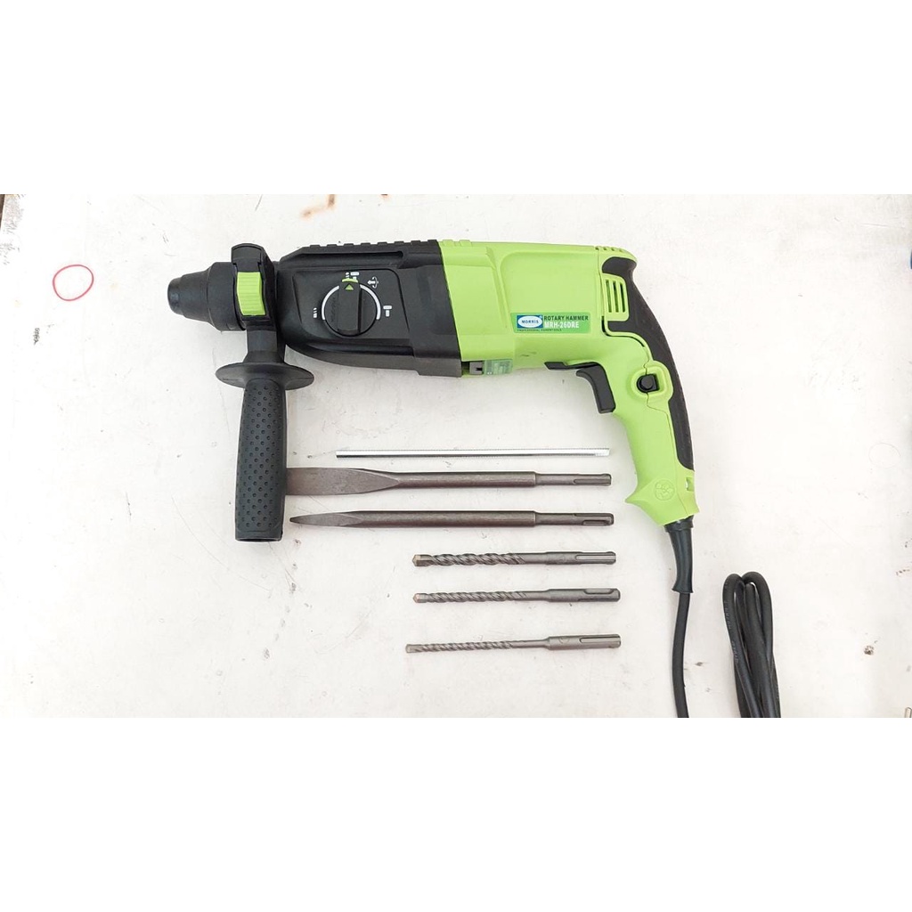 Jual Mesin Bor Tembok Beton Rotary Hammer MORRIS MRH 26 DRE | Shopee ...