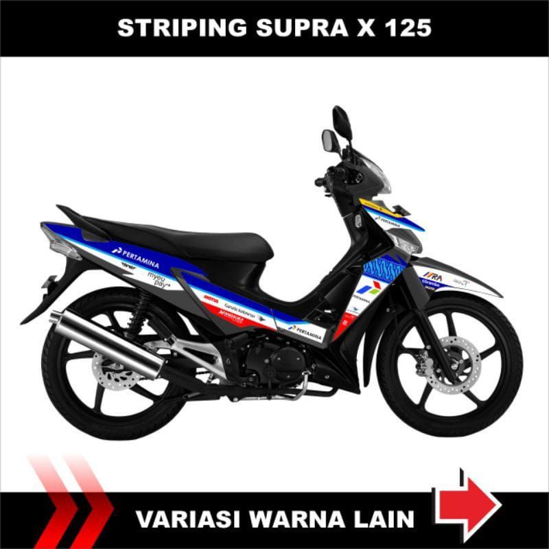Jual STRIPIG SUPRA X 125-STICKER VARIASI LIST BODY HONDA SUPRA X 125 ...