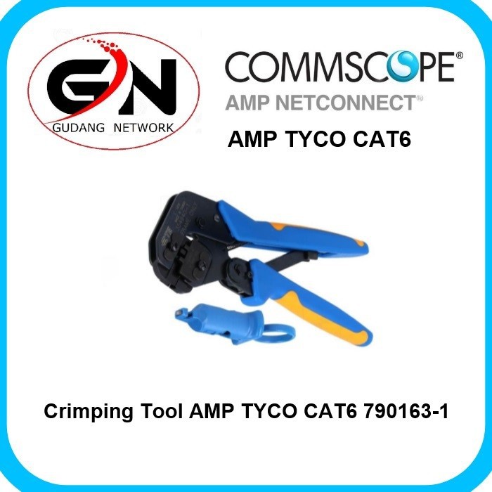 Jual AMP / TYCO / COMMSCOPE Tang / Crimping Tool RJ45 Cat6 (Original ...