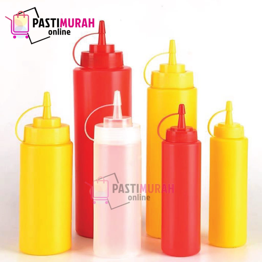 Jual PMO - Botol Kecap / Botol Sirup / Botol Saus Saos Plastik Warna ...
