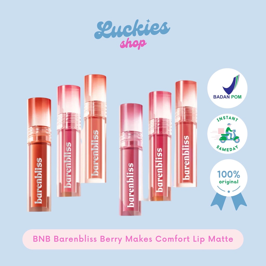 Jual BPOM BNB Barenbliss Berry Makes Comfort Lip Matte Cream Korea ...