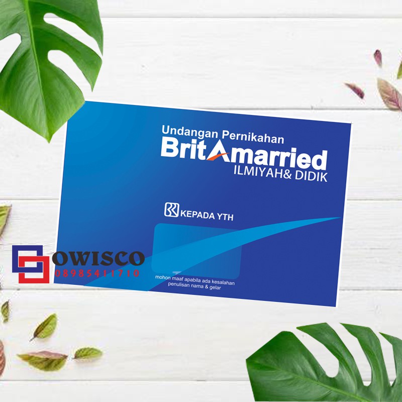 Jual undangan pernikahan unik terbaru britama owisco jepara | Shopee ...
