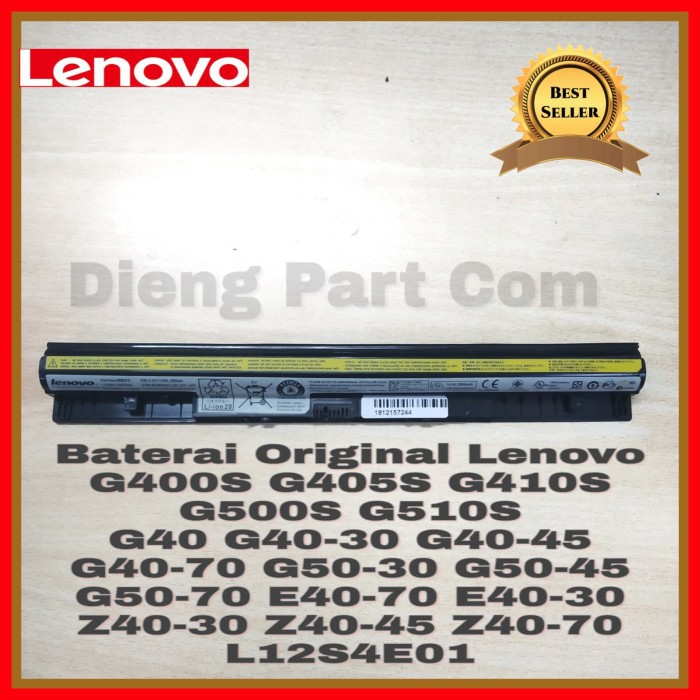Jual Baterai Battery Laptop Original Lenovo IdeaPad G400s G40 G40-30 G40-45 | Shopee Indonesia