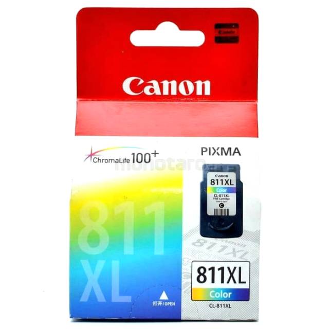 Jual Tinta Printer Canon 811 XL Color ORIGINAL Ink Catridge GARANSI ...
