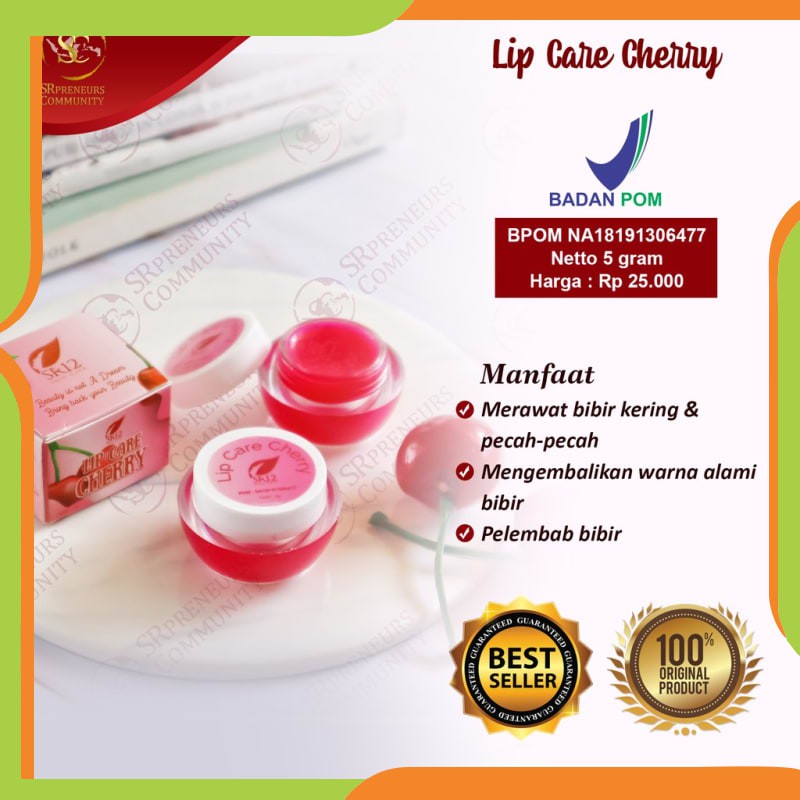 Jual (TERMURAH) LIP CARE SR12 BEST SELLER..!! PELEMBAB BIBIR / LIP BALM / PENCERAH WARNA BIBIR ...