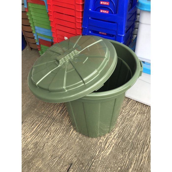 Jual GOJEK Ember 80 liter Tutup Tong Ember besar Tempat sampah besar | Shopee Indonesia