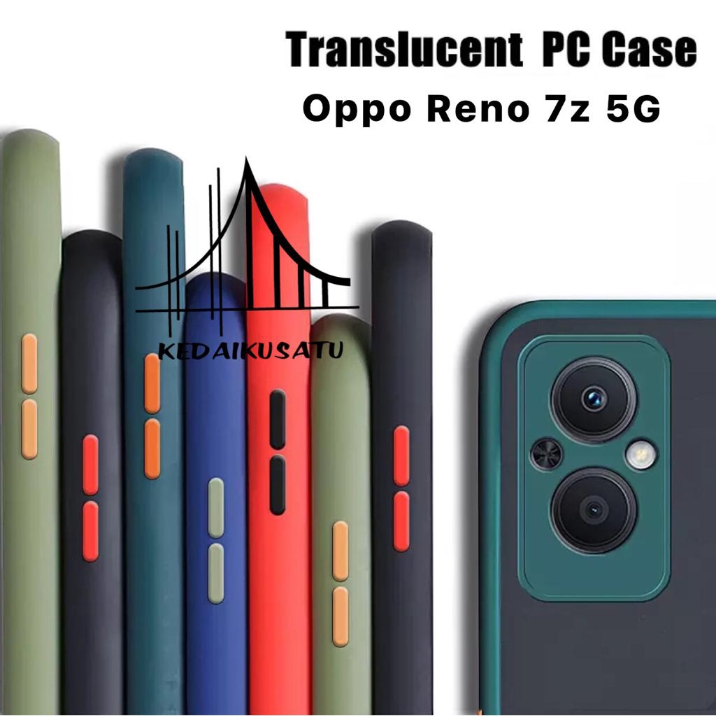 Jual OPPO RENO 7Z 5G Case Softcase Frosted Matte Hardcase Casing OPPO ...