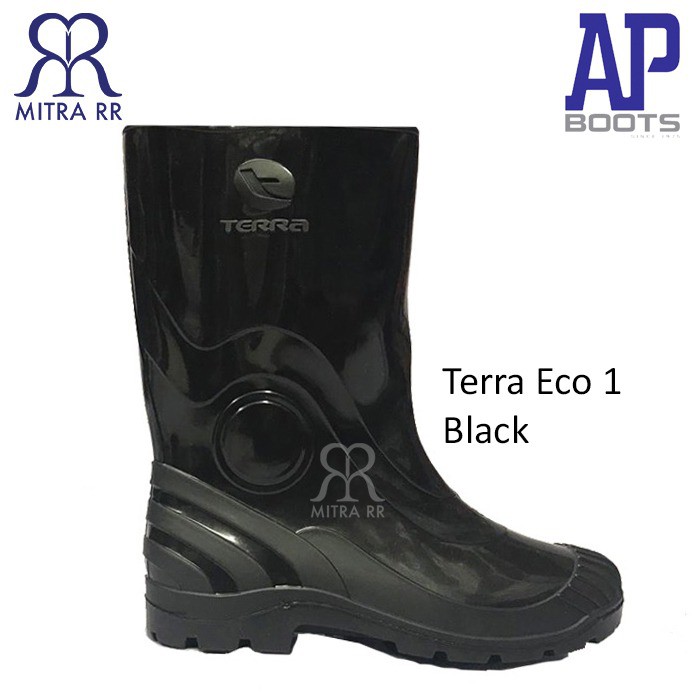 Jual Sepatu AP boot Terra Eco 1 Black Sepatu Boots Hitam Pendek Terra ...
