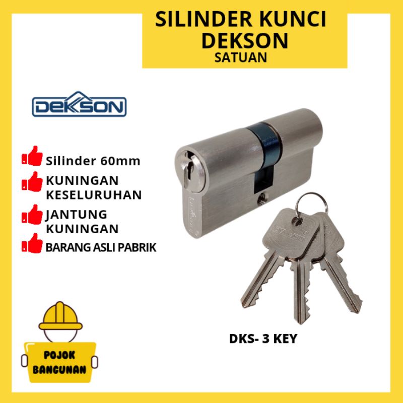 Jual SILINDER CYLINDER ANAK KUNCI PINTU RUMAH BESAR GESER SET DEKSON ...