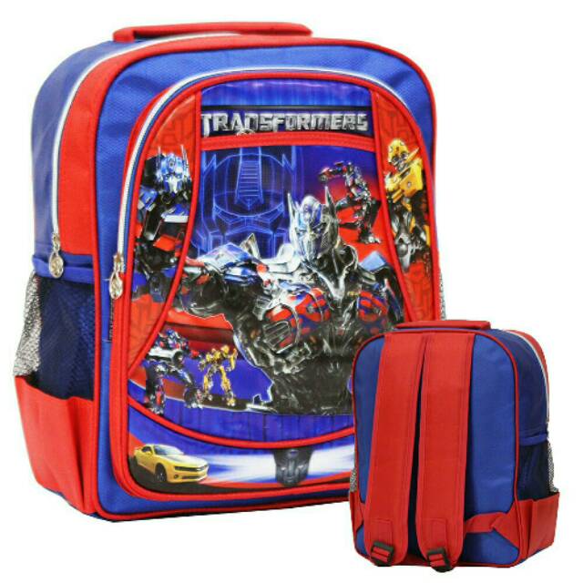 Jual Tas Ransel Anak Sekolah TK Transformers Optimus Prime Soft Timbul ...