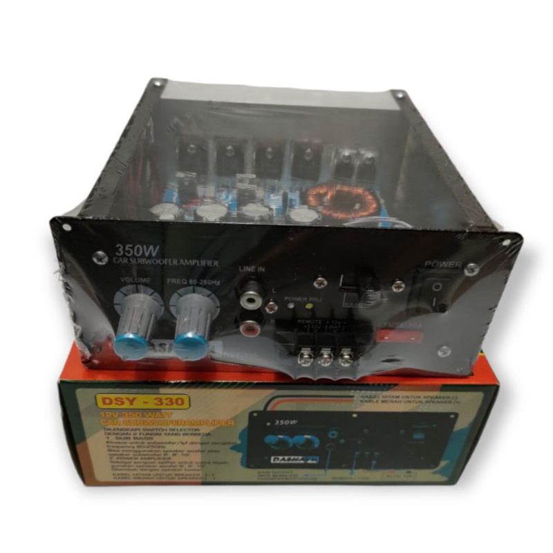 Jual monoblock DASHAYU 12 volt DSY-330 power amplifier 350watts Bass ...