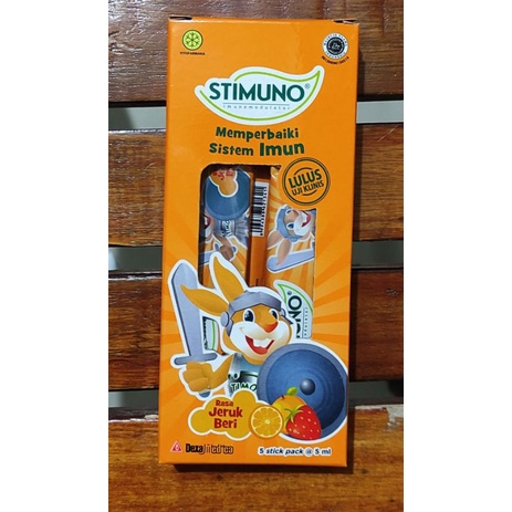 Jual Stimuno Stick Pas Isi 5 Sachet / Rasa Jeruk Berry / Vitamin Daya ...