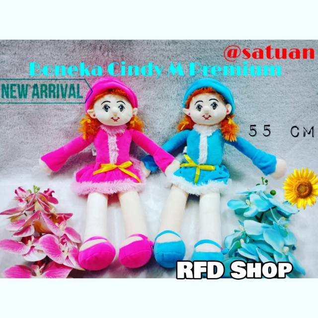 Jual Boneka CINDY Yelvo M Pink Biru @satuan | Shopee Indonesia