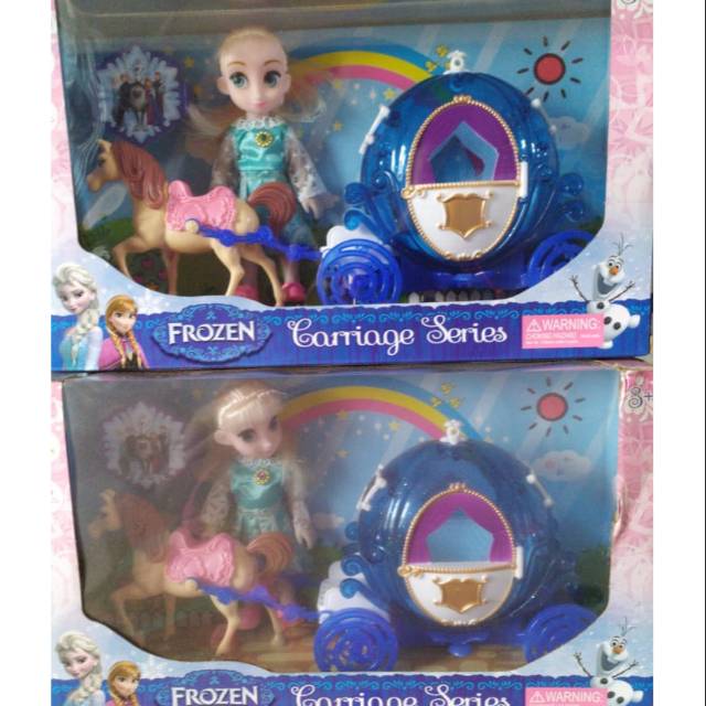 Jual Mainan kereta kuda frozen/Frozen carriage/UI | Shopee Indonesia