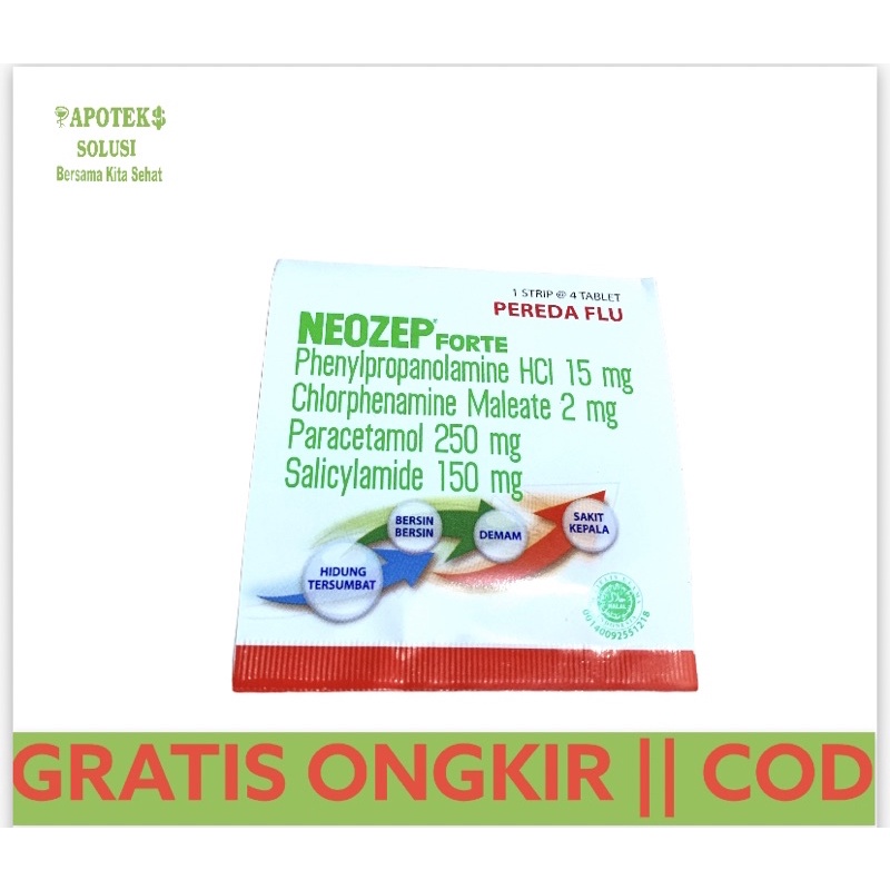 Jual NEOZEP FORTE per strip || NEOZEF | Shopee Indonesia