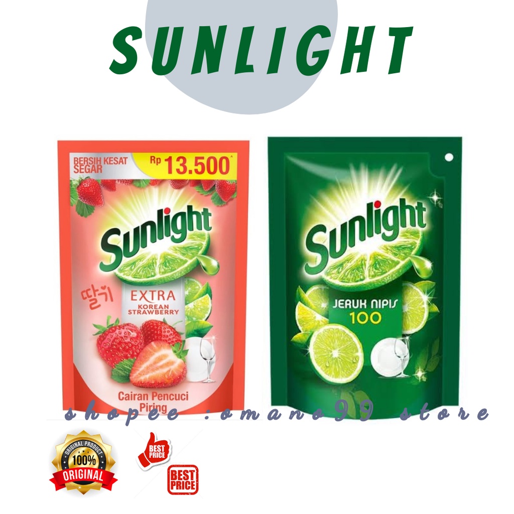Jual Sunlight Sabun Pencuci Piring Cair Jeruk Nipis 650 ML // 560ML | Shopee Indonesia