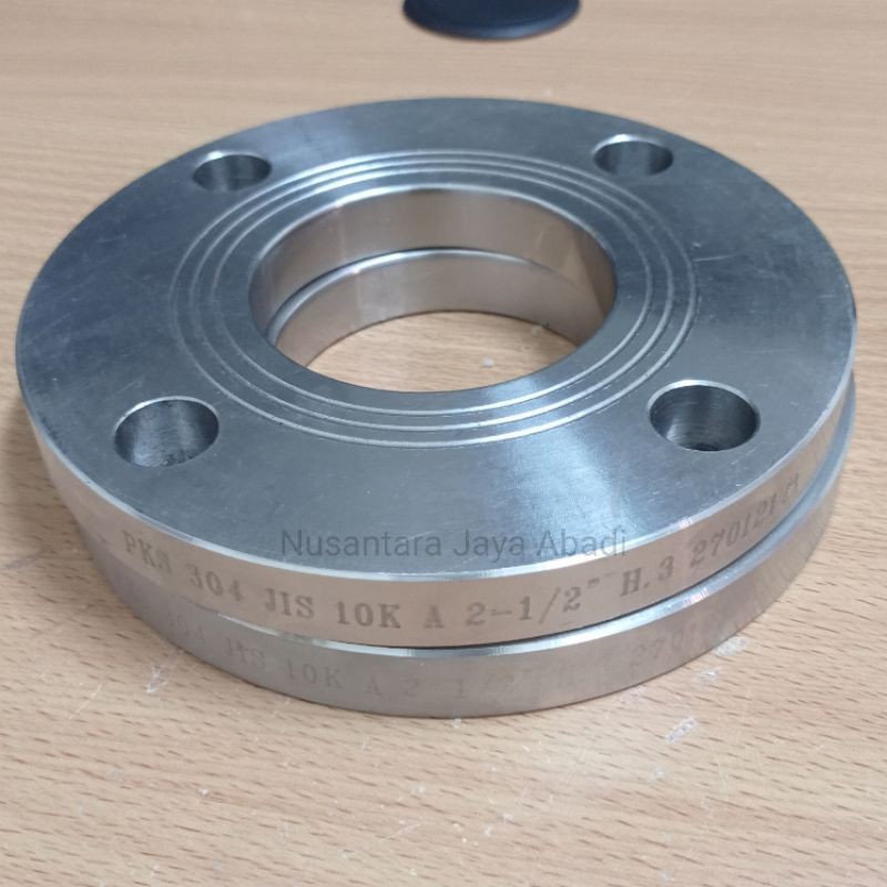 Jual Flange JIS 10K 2 1/2 " inchi DN 65 Stainless 304 Standar Tebal 18 mm | Shopee Indonesia