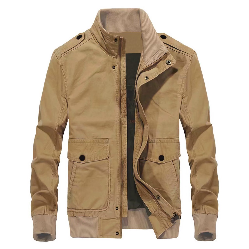 Jual Jaket Parka Kasual Casual Polos Pria Wanita Katun Drill Original ...