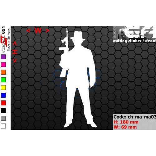 Jual ea cutting sticker / decal Code: ch-ma-ma03 ( mob / mafia ...