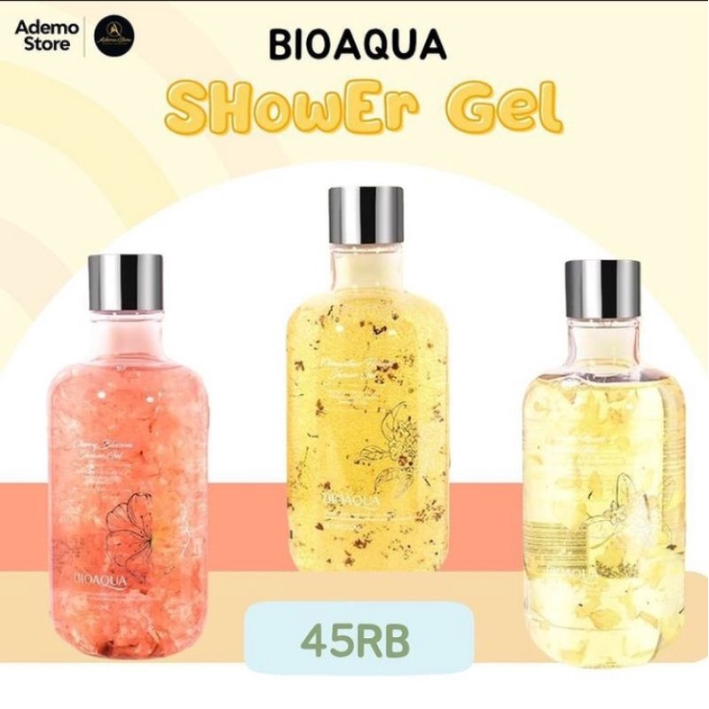 Jual BIOAQUA Abstract Fresh Petals Shower Gel , 24k gold body wash | Shopee Indonesia
