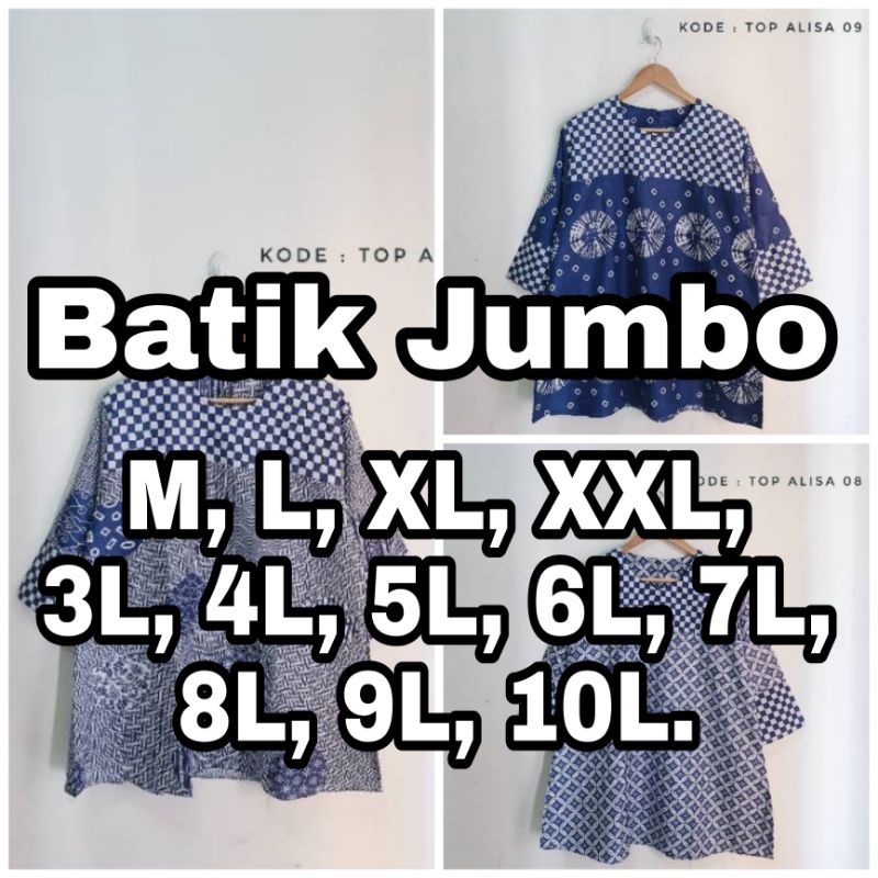 Jual Batik jumbo BIG SIZE JUMBO M.L.Xl.XXL XXXL 3L 4L 5L | Shopee Indonesia