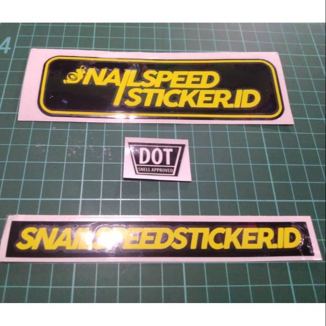 Jual Sticker helmet logo DOT snell approved | Shopee Indonesia
