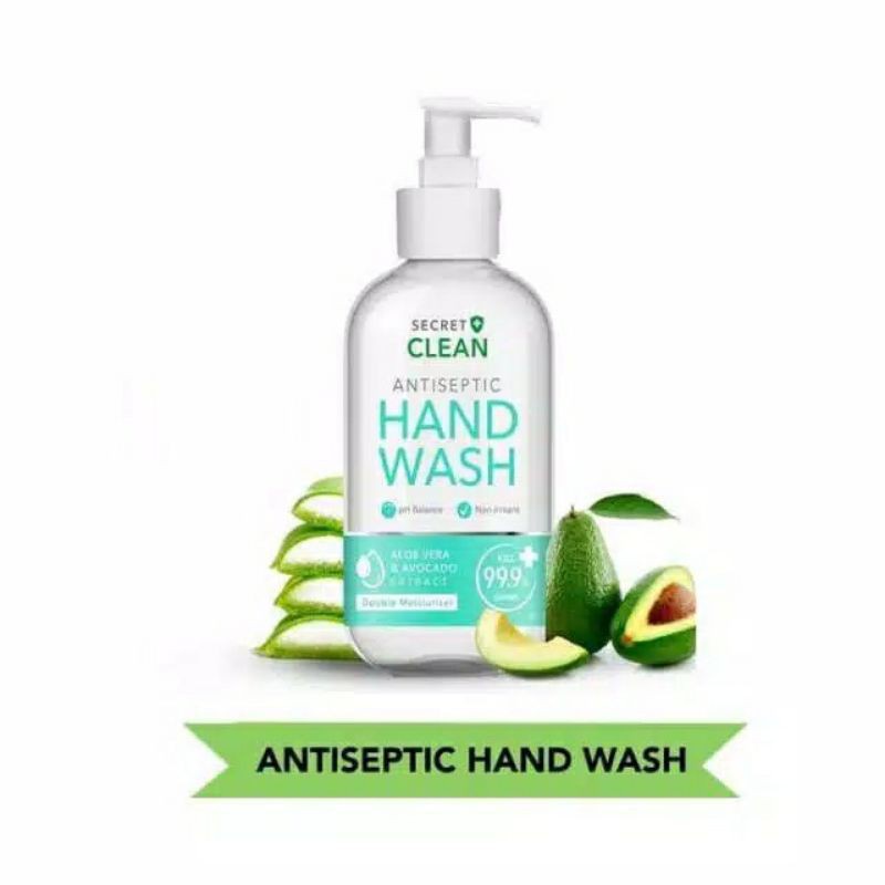 Jual Secret Clean Antiseptik Hand Wash 250ml / Hand Sanitizer ...
